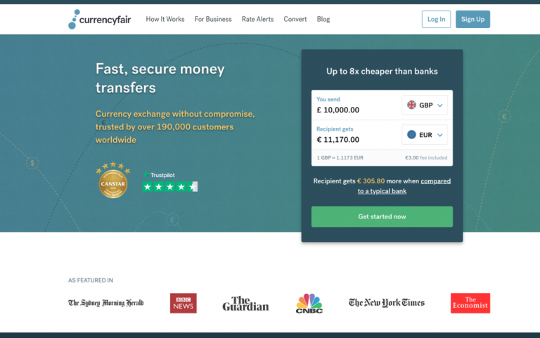 CurrencyFair Review 2023 - What is it? Is it safe for money transfers?