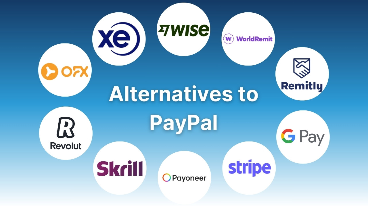 10 Alternatives to PayPal for International payments, accounts ...